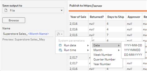 Create And Use Parameters In Flows Tableau