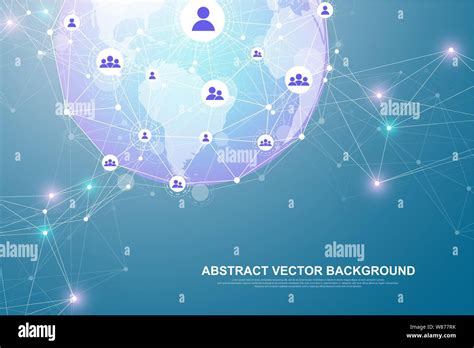 Networking Connection Concept Abstract Technology Global Network