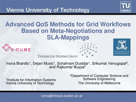 Ppt Advanced Qos Methods For Grid Workflows Based On Meta Negotiations And Sla Mappings