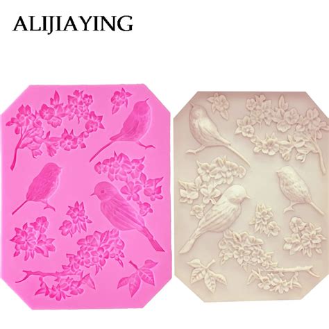 M1018 새 케이크 실리콘 금형 퐁당 케이크 장식 도구 매화 꽃 설탕 공예 초콜릿 캔디 클레이 금형점토 압출기 Aliexpress