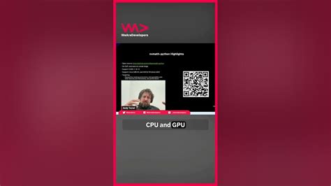 Nvidias Andy Terrel Explains Nvmath Python And Cuda Python Youtube