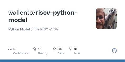 GitHub Wallento Riscv Python Model Python Model Of The RISC V ISA