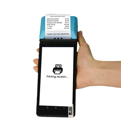 GPRS USB Type C Mobile Qr Code Handheld POS System With Free Sdk 58mm Thermal Printer Z500