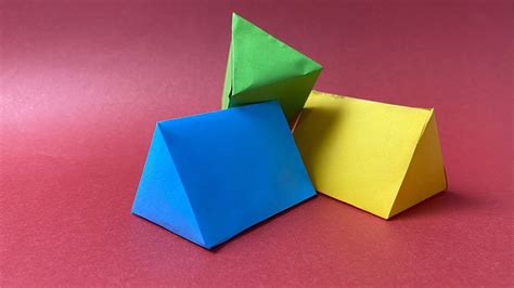 How To Make A Triangular Prism Step By Step Tutorial Youtube