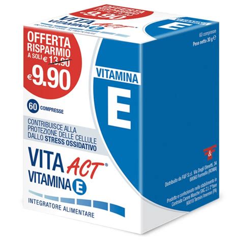 Vita Act Vitamina E 60cpr Farmacia Loreto