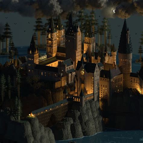 Hogwarts 03 In 2024 Pixel Art Landscape Hogwarts Scene Design