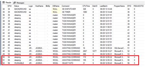 Retrieve Actively Running T Sql Statements From Sql Server