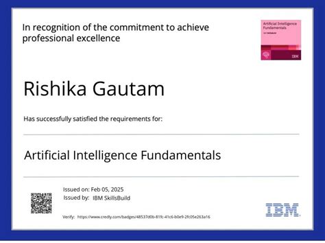 Excited To Share That Ive Earned My Ai Fundamentals Certification 🚀