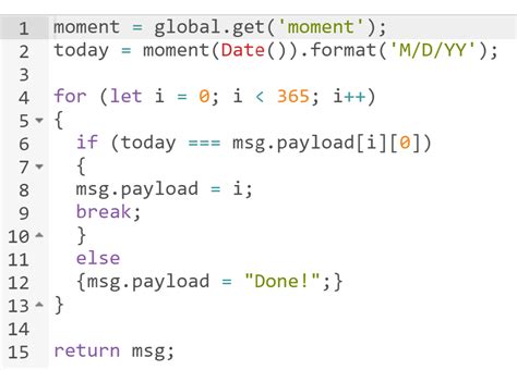 for loop iteration for arrays general node red forum