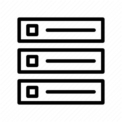 Database Datacenter Mainframe Server Storage Icon Download On