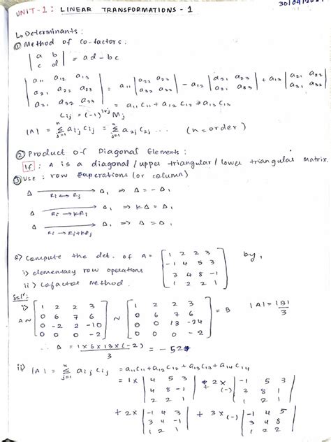 Jayalakshmi Maths Class Notes Sem 3 Unit 1 And Unit2 Pdf