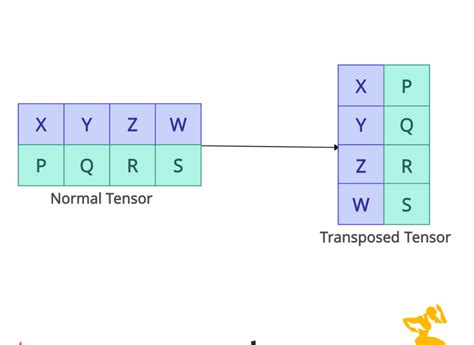 torch transpose swapping any two dimensions of a tensor