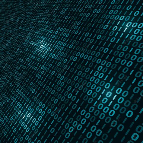 Premium Vector Binary Computer Code Background