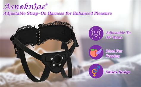 Asnoknae Adjustable Strap On Harness Plus Size Strapon