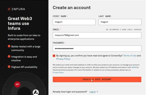 Infura Api Key For Ethereum Registration And Usage Guide