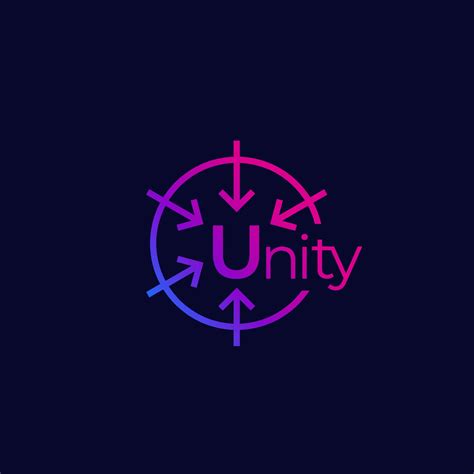 Unity Vector Logo Design Vector Art At Vecteezy