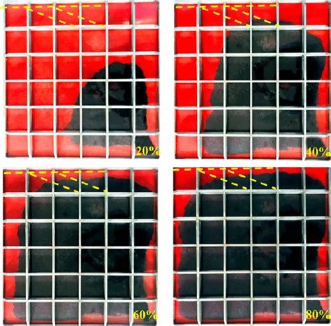 Process Of 2d Visualization Water Flooding With 30° Branch Angle