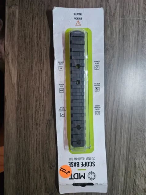 Mdt 20 Moa Picatinny Rail Scope Base 104505 Blk £61 50 Picclick Uk