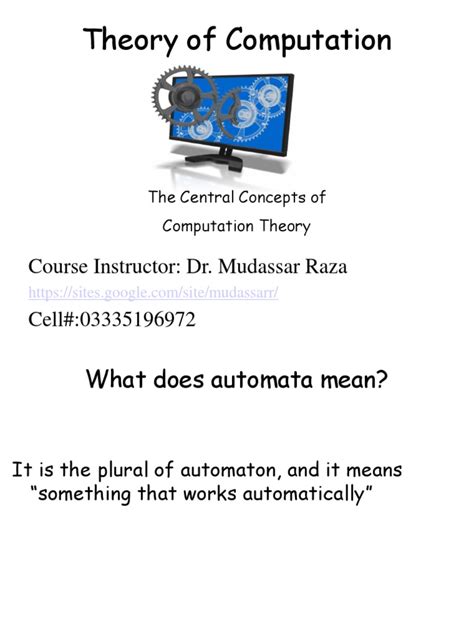 Lecture 2 Basics Of Automata Theory Pdf Automata Theory Formalism