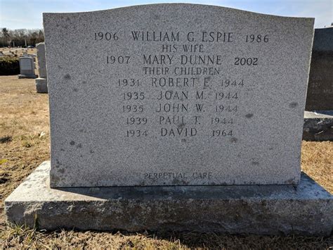 Robert E Espie 1931 1944 Mémorial Find A Grave