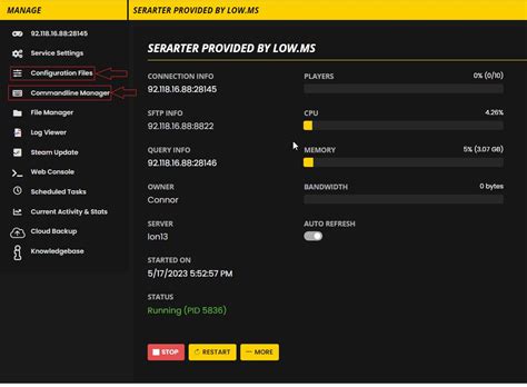 Setting Up Your Server LOW MS Game Server Hosting