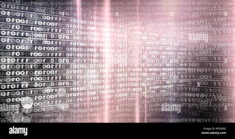 Digital Technology Glowing Interface Stock Photo Alamy