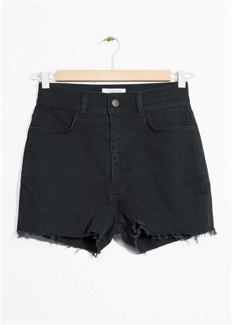 Other Stories High Waisted Denim Shorts