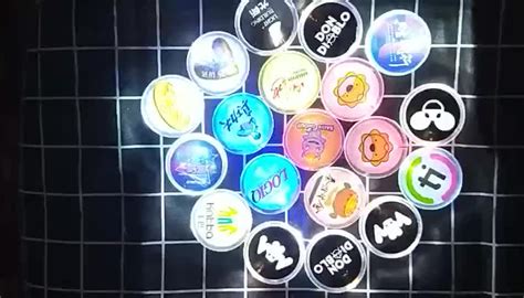 Custom Led Acrylic Flashing Button Badge For School Night Party Decoration Led Plastic Safety