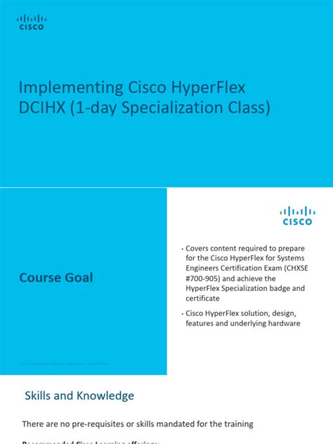 implementing cisco hyperflex dcihx 1 day specialization exam prep