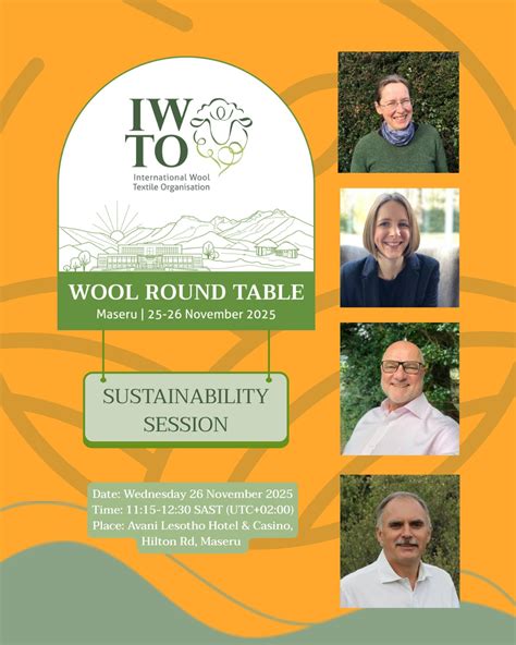 Iwto 🐑 Sustainability In The Wool Value Chain 🌿 We Are Facebook