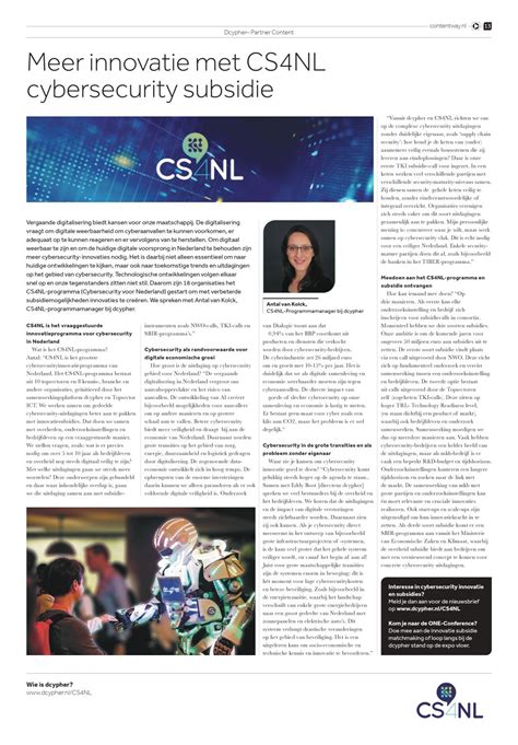 Dcypher On Linkedin Dcypher Cs4nl Cybersecurity Innovation Digitalsecurity Netherlands