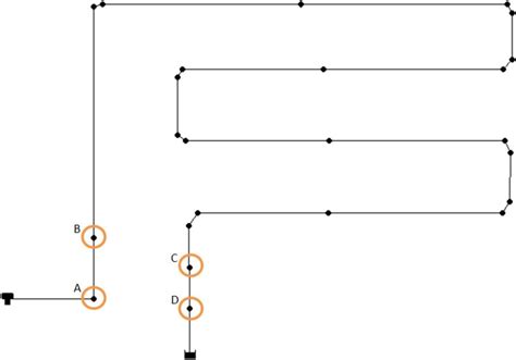 Pressure Sensor At Node A And D Differential Pressure Sensors At Nodes Download Scientific