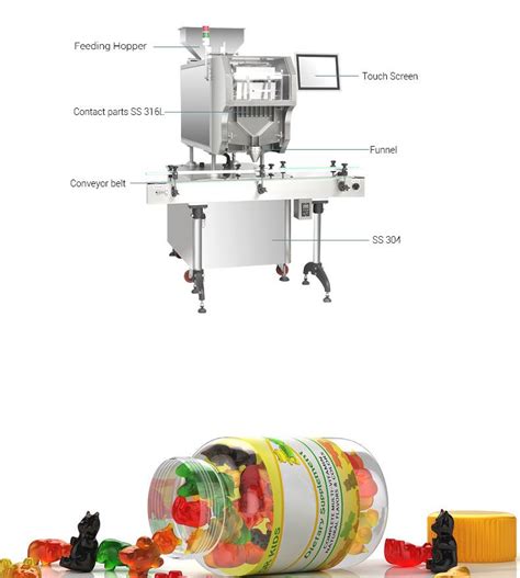 Gummy Visual Counting Machine Funtion Pack Machinery Ltd