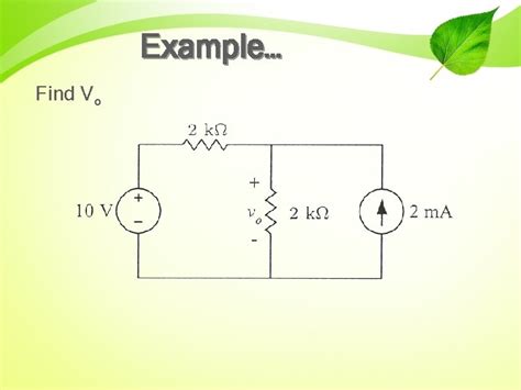 CHAPTER 5 CIRCUIT THEOREMS CIRCUIT THEOREMS Source Transformation