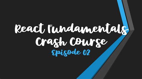 🌐 React Fundamentals Crash Course Episode 02 Whats React Youtube