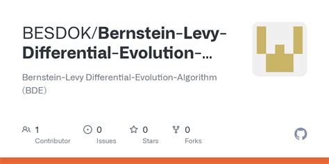 Github Besdokbernstein Levy Differential Evolution Algorithm Bde Bernstein Levy