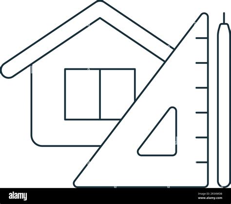 Architect Tools Icon Monochrome Simple Sign From Construction Instruments Collection Architect