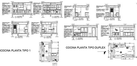 Kitchen Structural Detail Plan And Section 2d View Layout File In Dwg Format Cadbull