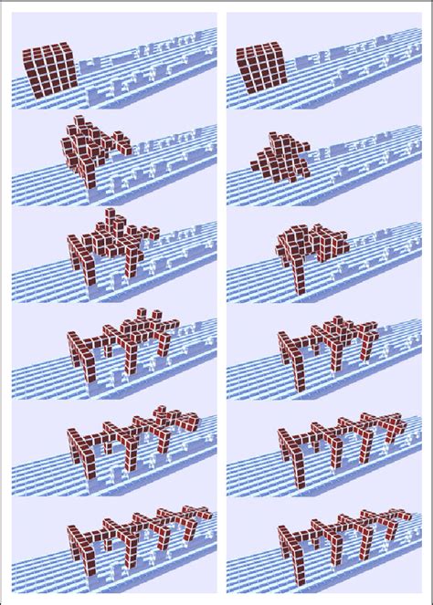 self reconfiguration in obstacle environments using the l system in