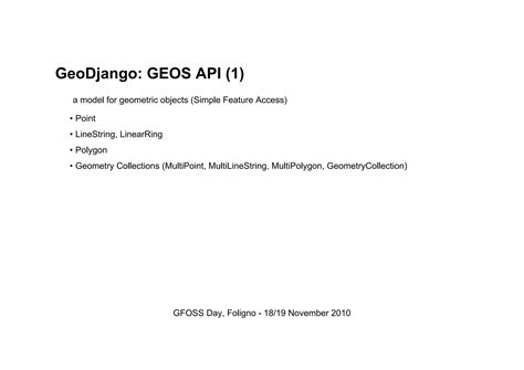 Developing Geospatial Software With Python Part 1 Ppt