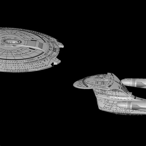 ⭐ Galaxy Class Star Trek Starship Parts Kit Expansion・free Stl File