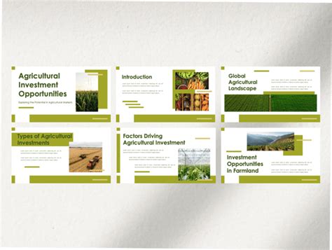 Agricultural Investment Presentation Incl Agricultur And Business Envato