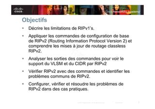 Routage CCNA Expl Mod Chapter RIPv Protocole PPT