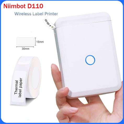 D110 Wireless Mini Printer Portable Pocket Label Printer Thermal