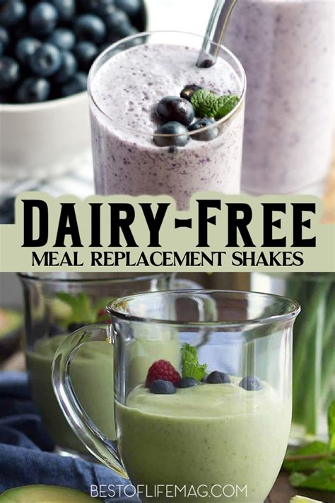Best Dairy Free Meal Replacement Shakes For Weight Loss