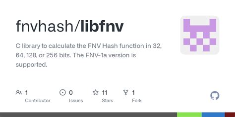 Github Fnvhashlibfnv C Library To Calculate The Fnv Hash Function