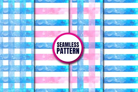 Seamless Check Fabric Patterns Graphic By Craftsmaker Creative Fabrica
