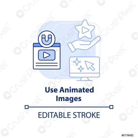 Usar Imágenes Animadas Icono De Concepto Azul Claro Vector De Stock 5178432 Crushpixel