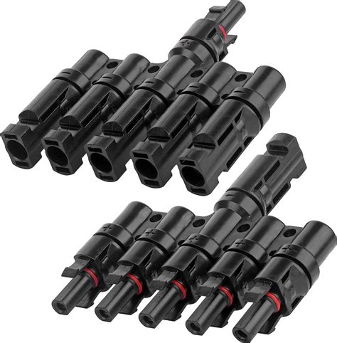 5 To 1 Solar Panel Connector 5 Way Branch Diy Mount Tool Solar