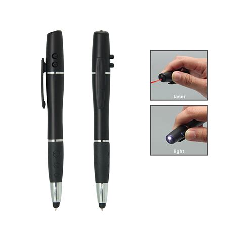 Led Laser Pointer Stylus Ball Gel Pen Mib 4004bg Remix Technologies
